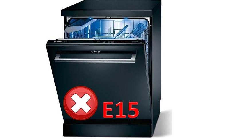 Hoe de Bosch vaatwasserfout E15 te verhelpen