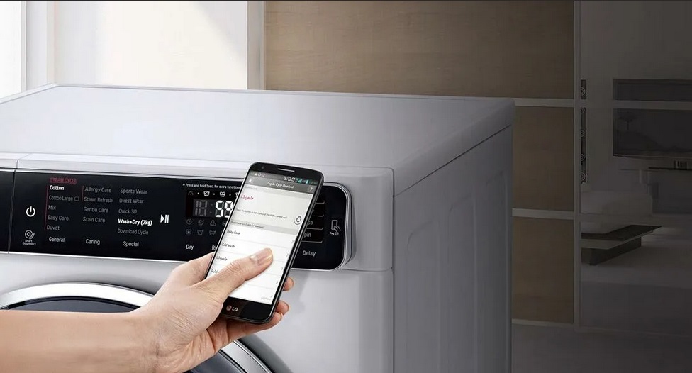 How to use Tag on an LG washing machine