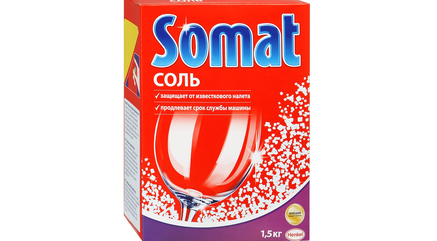 Ingredientele sării pentru mașina de spălat vase Finish