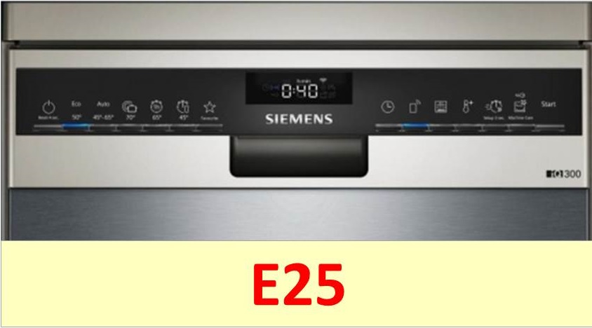 Siemens Geschirrspuler E25 Fehler
